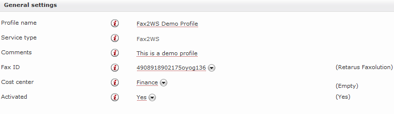 Configuring a Fax-to-Applications profile