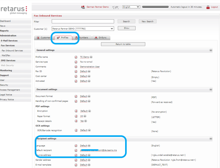 Microsoft: Receiving faxes in a Teams Channel